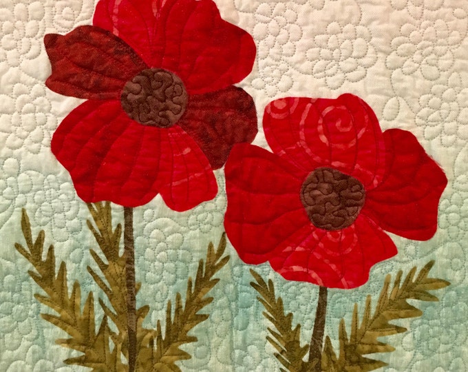 Poppies Quilt Pattern - Etsy