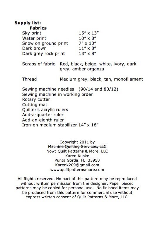 Split Rock (A), MN Lighthouse Quilt Pattern - Etsy