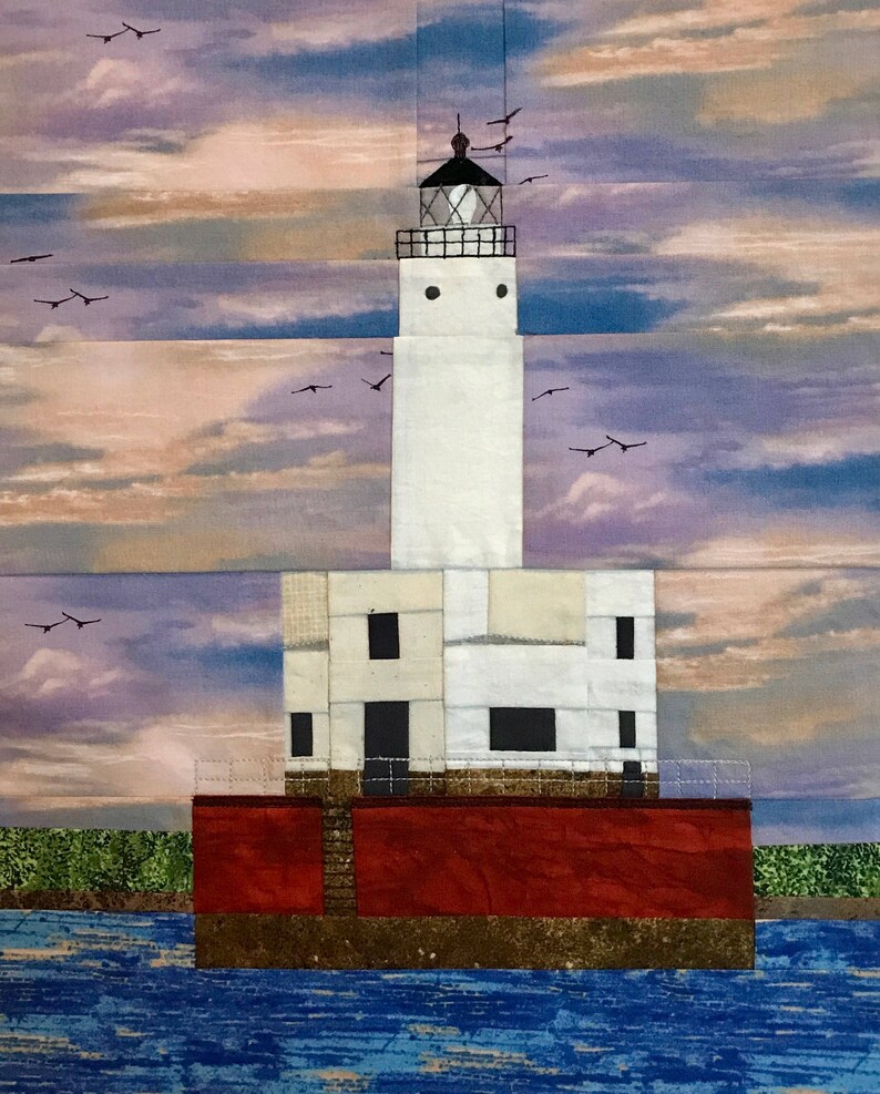 Cleveland Ledge MA Lighthouse Quilt Pattern - Etsy