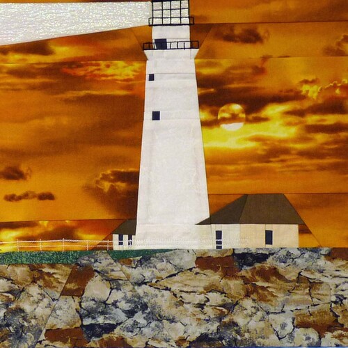Pemaquid Point ME Lighthouse Quilt Pattern - Etsy