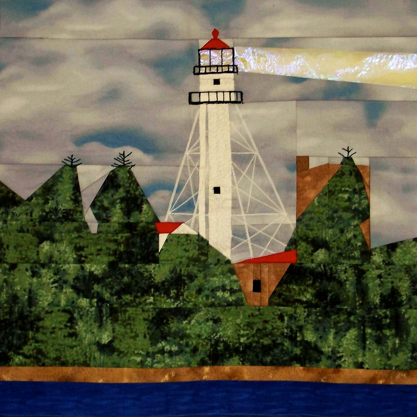 Whitefish Point, MI Lighthouse Quilt Pattern - Etsy