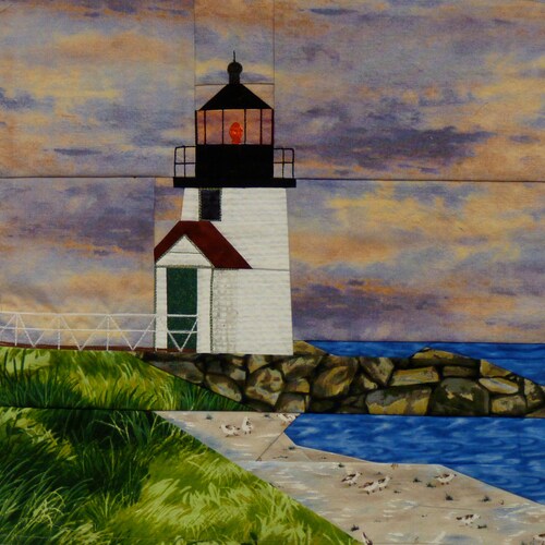 Pemaquid Point ME Lighthouse Quilt Pattern - Etsy