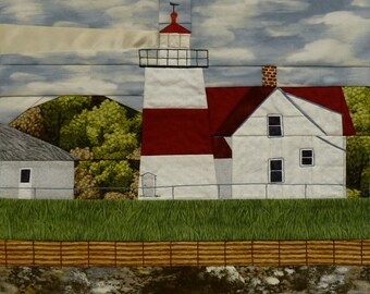 Whitefish Point MI Lighthouse Quilt Pattern - Etsy