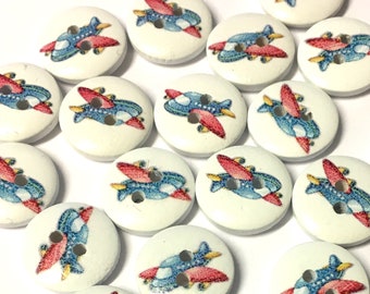 Airplane buttons | Etsy