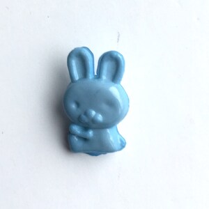 10 Blue Bunny Buttons Rabbit Buttons Baby Buttons Easter - Etsy