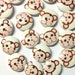20 X 15mm Wood Monkey Buttons, Monkey Picture Buttons, Cute Buttons ...