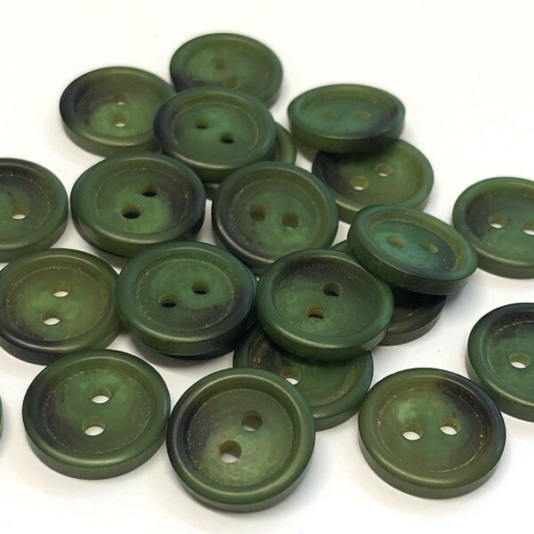 Green Buttons - Etsy