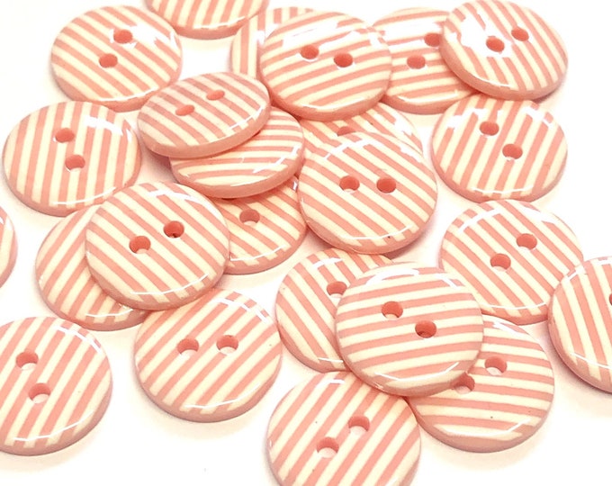 10, Pink Bunny Buttons, Rabbit Buttons, Baby Buttons, Easter Buttons ...