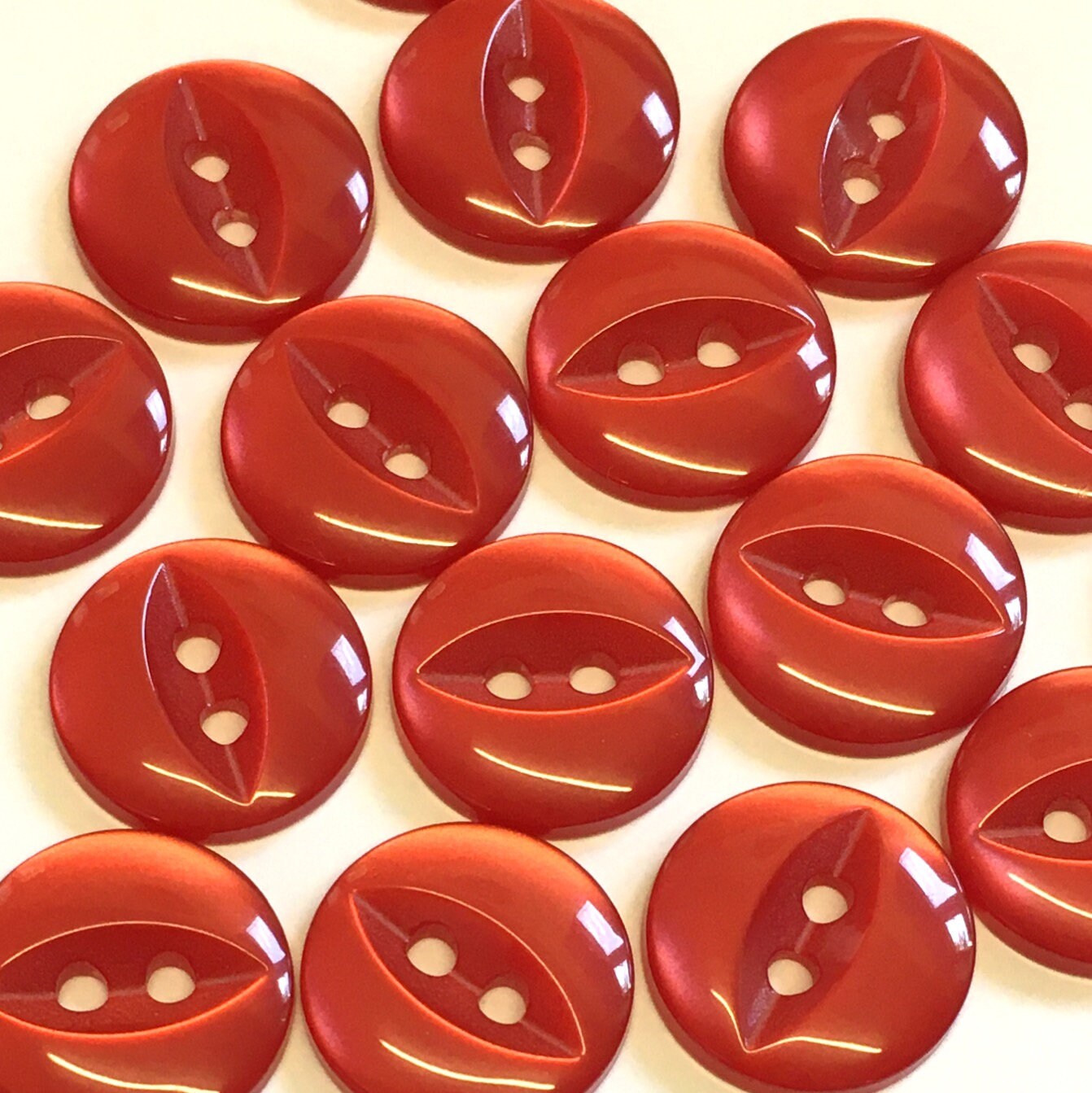 NEW COLOURS ADDED 10 16mm 26L Fish Eye Resin Buttons - Etsy UK