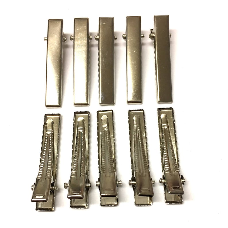 10 20 50 Alligator Clips 40mm Metal Alligator Clips Small | Etsy