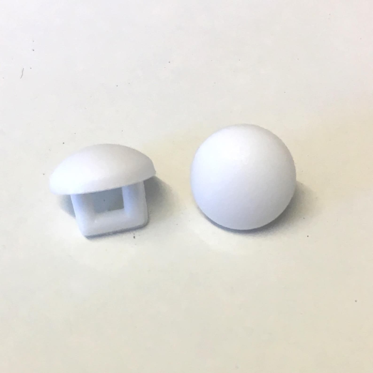 20 Tiny White Dome Buttons: 9mm Plastic Shank Buttons - Etsy