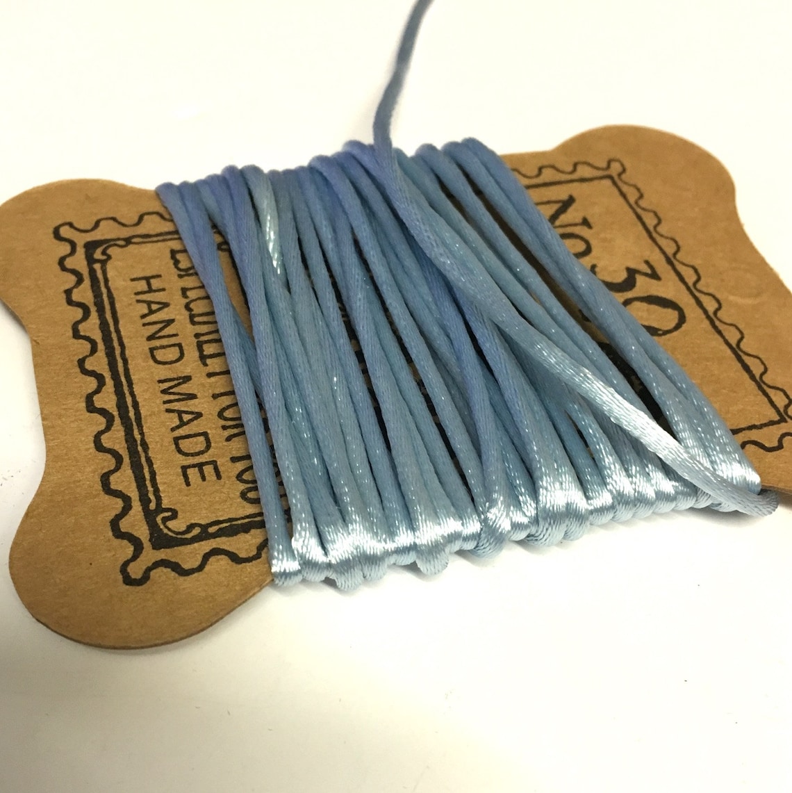 5M Light Blue Silky Rats Tail 2mm Rats Tail Blue Rats Tail | Etsy