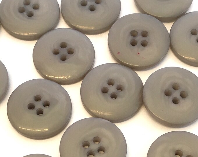 6, 20mm Aged Silver and Grey Vintage Buttons, Flying Bird Etched Design ...