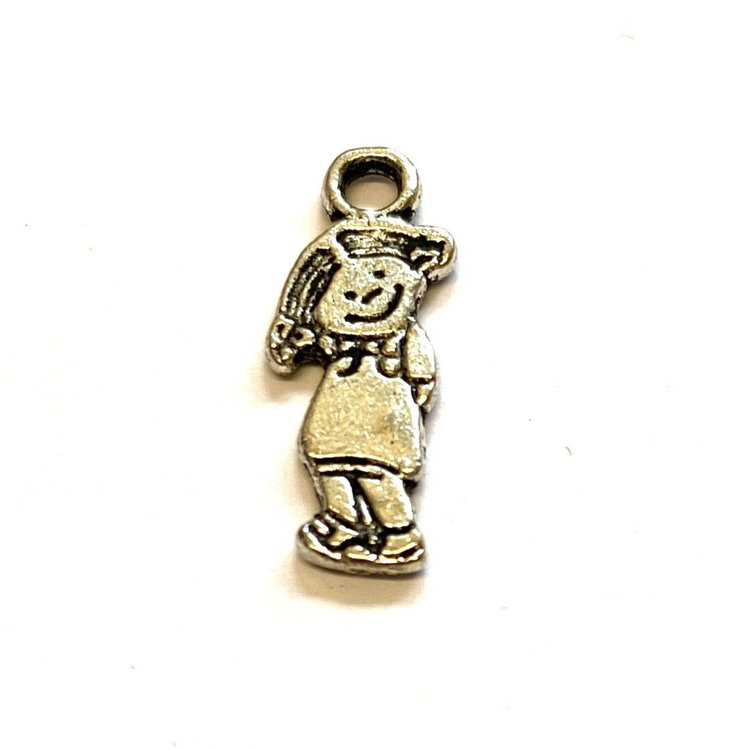 10, Girl Charms, Metal Charms, Metal Gir Charms, Silver Charms ...