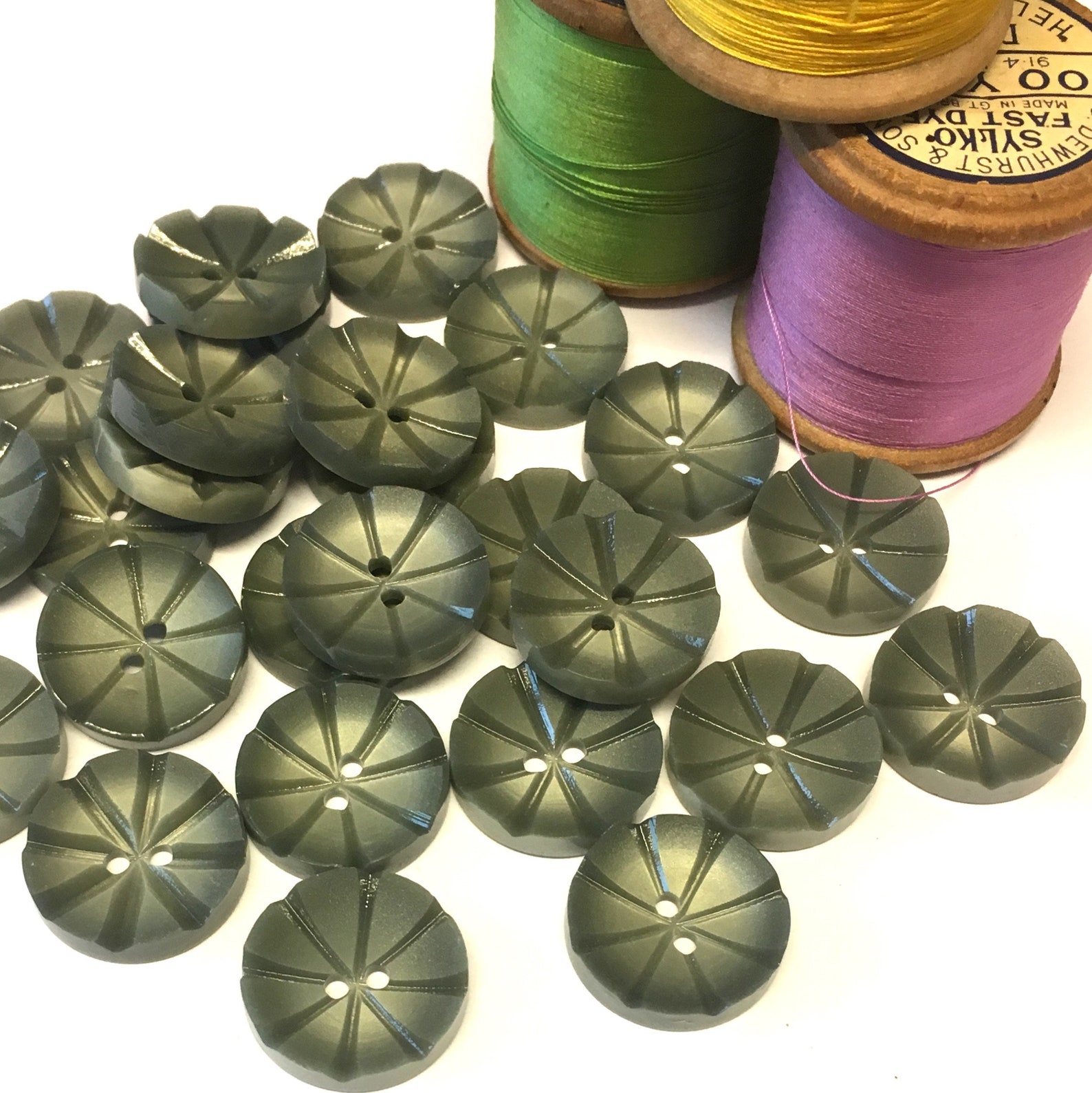 10 19mm Grey Marbled Resin Buttons Dipped Centre Buttons - Etsy