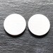 10 X 26mm Round Flat White Wooden Discs, White Wood Cabochons, Painted ...