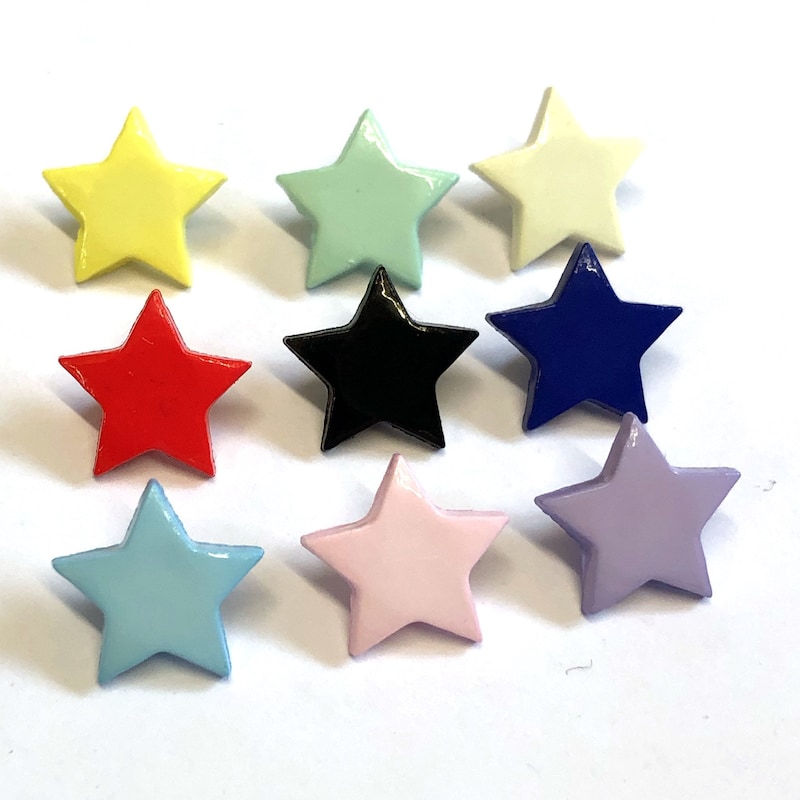 Star Buttons - Etsy