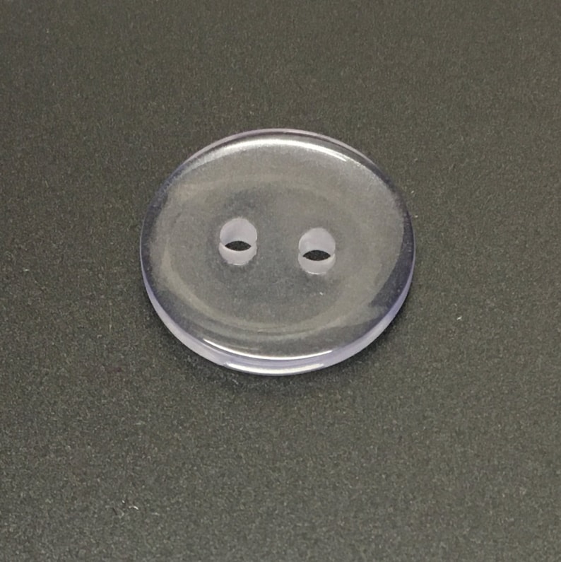 10pcs Clear Transparent Buttons: Resin Sewing Buttons (18mm) - Etsy