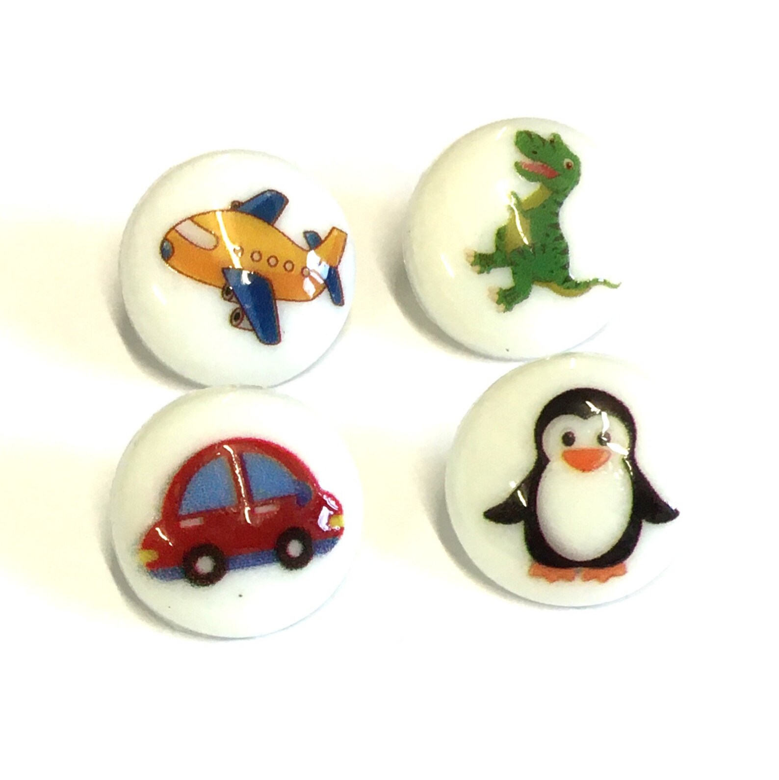 10 15mm 24L plane shank buttons white buttons with cute | Etsy