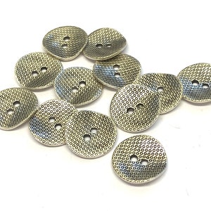 6pcs Etched Gold Metal Buttons: Hammered Effect - Etsy