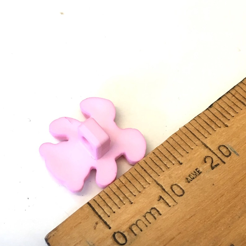 10 Pink Teddy Buttons Pink Teddy Bear Buttons Pink Novelty - Etsy UK