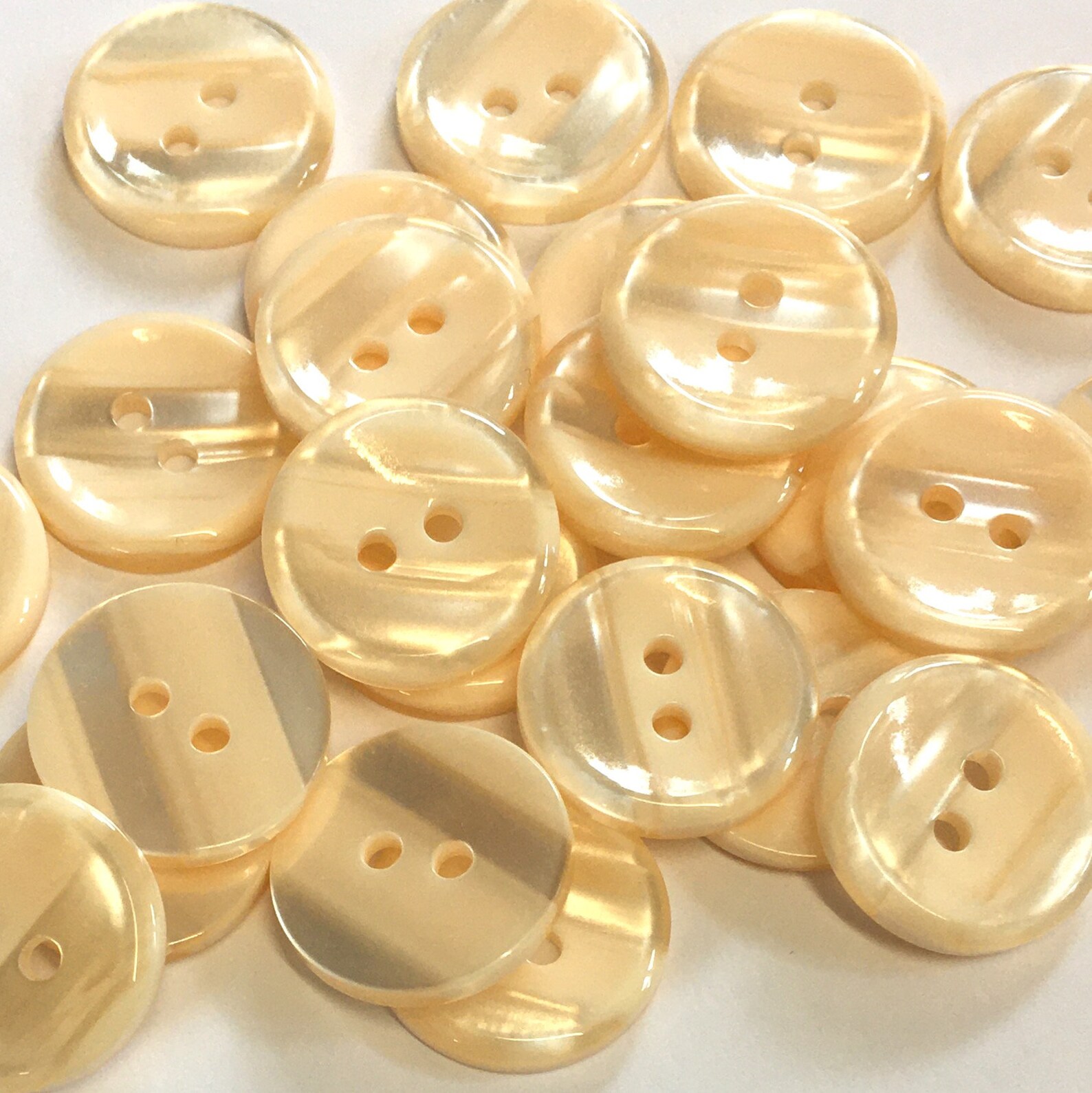 10 X 28L 18mm Stripe Effect Buttons in a Choice of Colours - Etsy