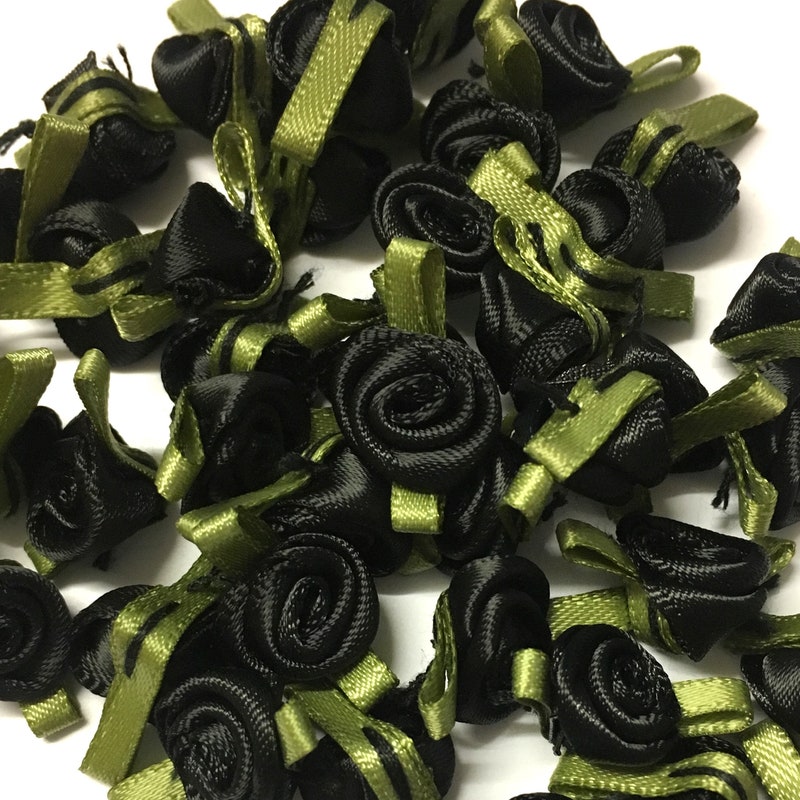 Satin Ribbon Roses - Etsy