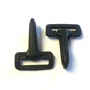 2 X 58mm Chunky Black Cam Trigger Clasps, Bag Clasps, Pet Lead Clasps ...