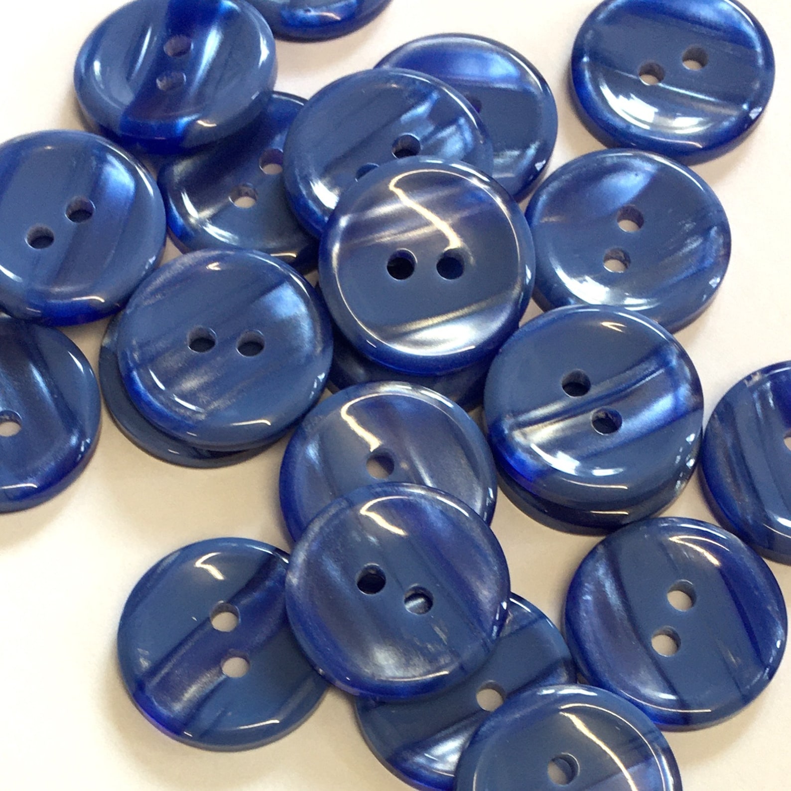 10 X 28L 18mm Stripe Effect Buttons in a Choice of Colours - Etsy