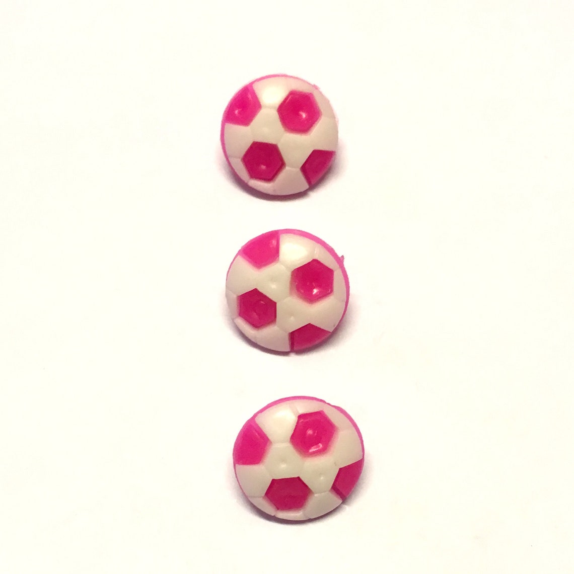 10 Football Buttons Hot Pink Football Buttons Pink Novelty - Etsy