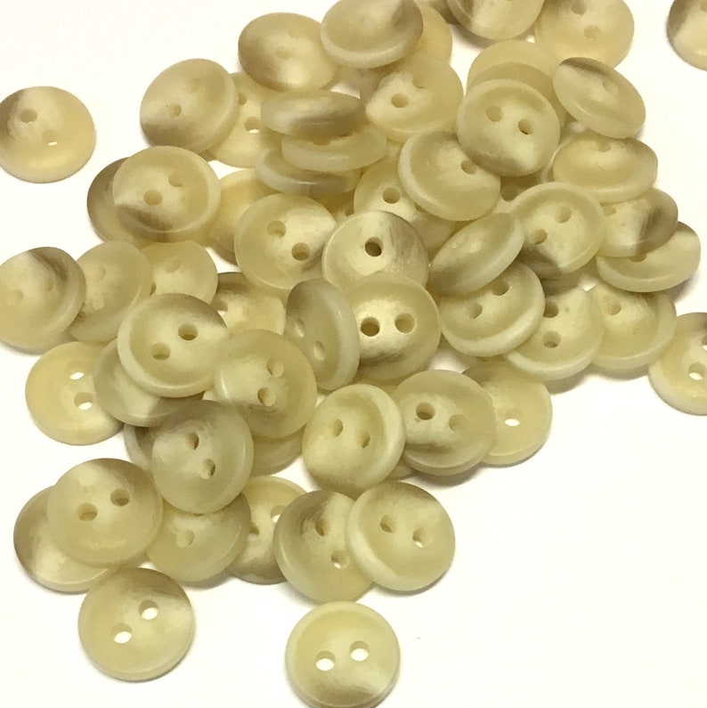20 Cream and Beige Buttons 11mm Buttons Small Buttons Pk - Etsy