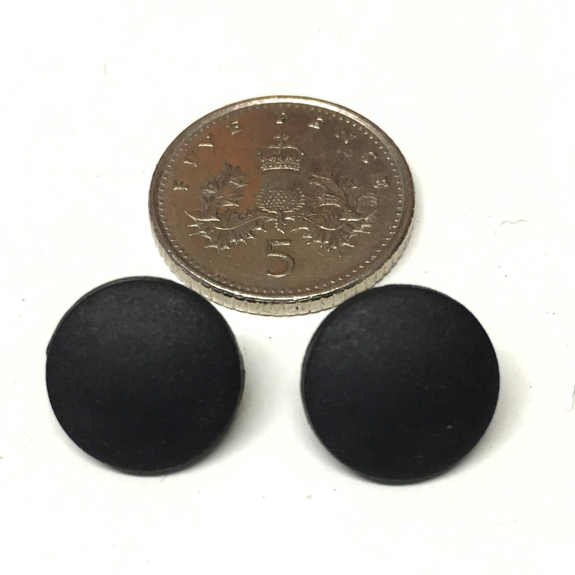 10pcs Matt Black Resin Buttons: 11mm Shank Buttons - Etsy