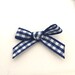 10, Navy Gingham Bows, Navy Check Bows, Navy Plaid Bows, Cardmaking ...