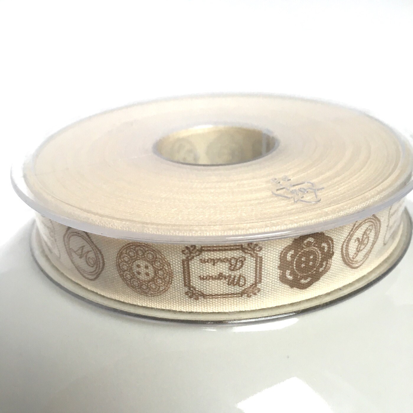 5M Button Ribbon French Ribbon Vintage Print Ribbon 15mm - Etsy