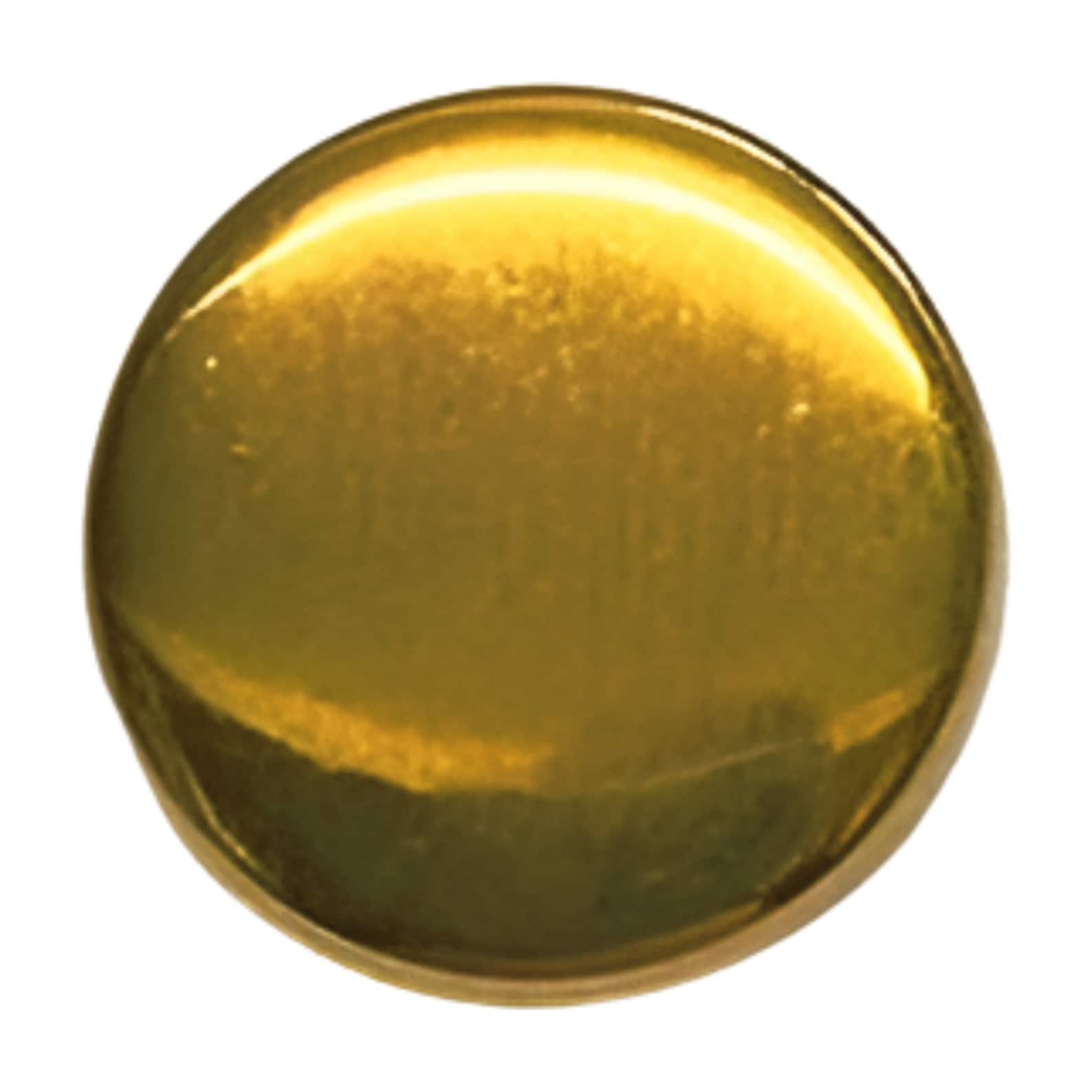 6 Gold Metal Blazer Buttons: Shiny Vintage Style (14mm) - Etsy
