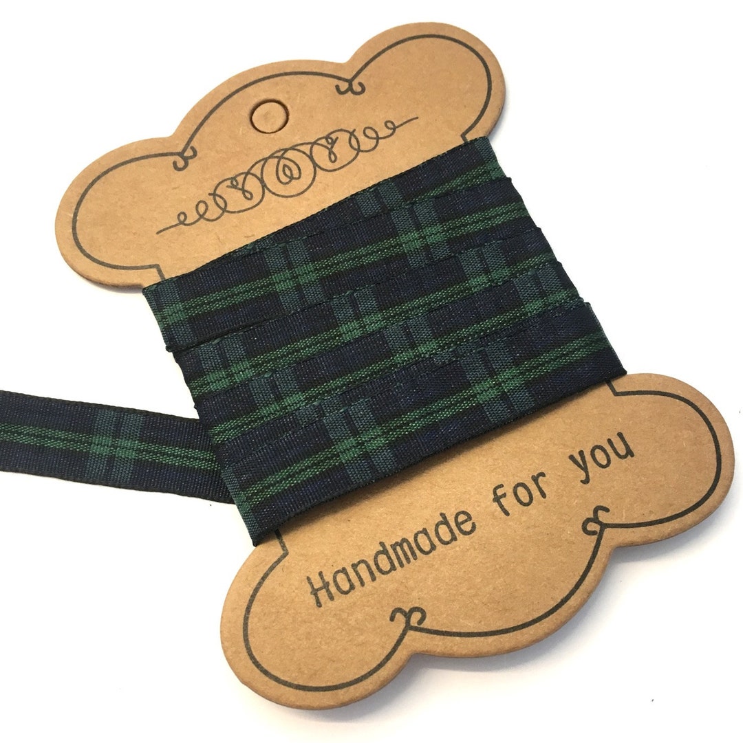 Green Black Watch Tartan Ribbon: 16mm Scottish Plaid, 5M - Etsy UK