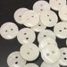 10, 12mm (20L) White Opalescent Buttons, White Buttons, Wedding Buttons ...