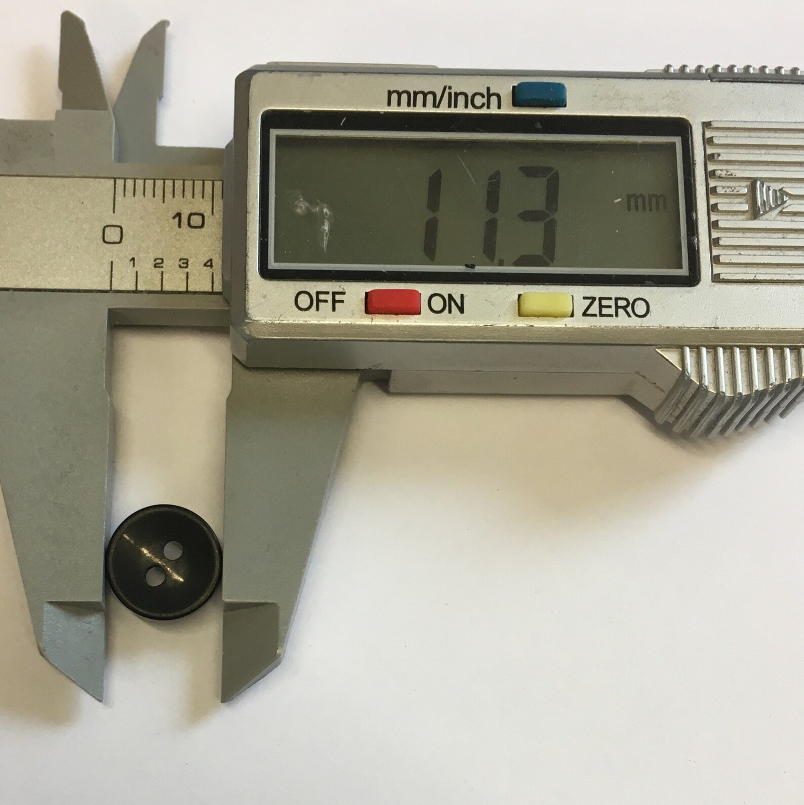 20 Black Buttons 11mm Black Buttons Black Dipped Buttons - Etsy