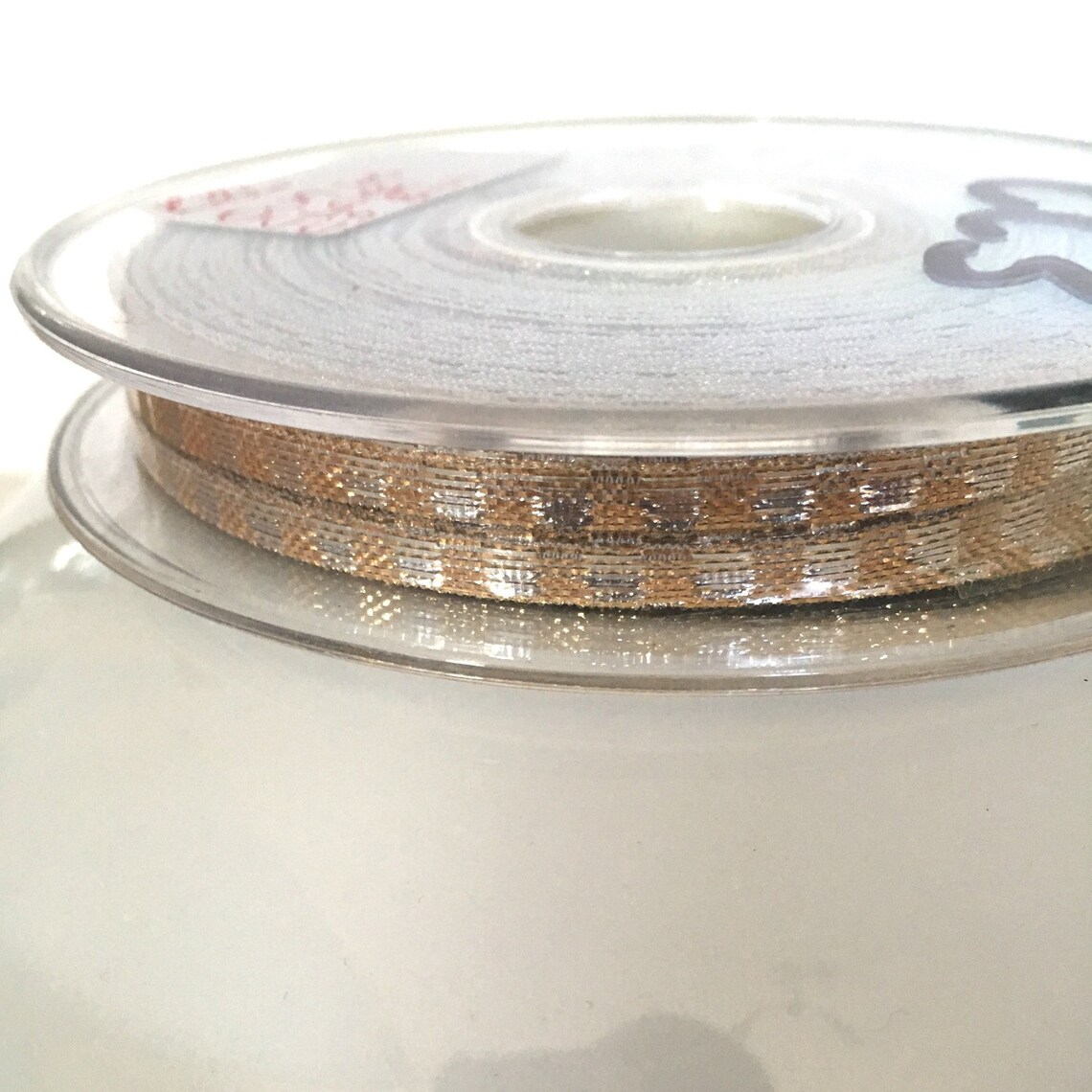 10 Metres Silver and Gold Lurex Ribbon 3mm Lurex Ribbon | Etsy