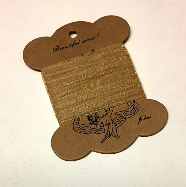 5M Gold Organza Ribbon Gold Ribbon Gold Ribbon 10mm - Etsy