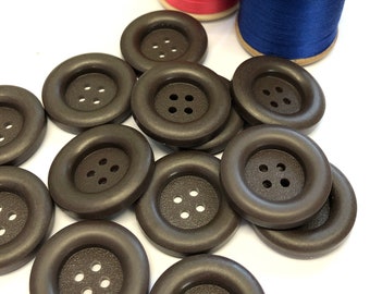 Large Brown Buttons - Etsy UK