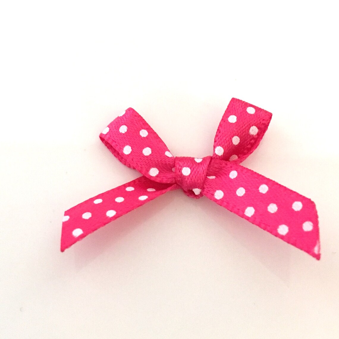 10 Hot Pink Spotty Bows Hot Pink Dotty Bows Pink Polka Dot - Etsy UK