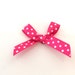 10, Hot Pink Spotty Bows, Hot Pink Dotty Bows, Pink Polka Dot Bows ...