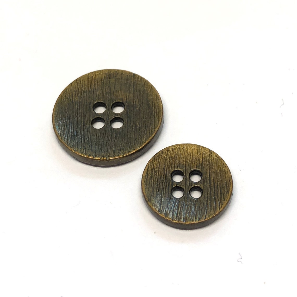 6pcs Aged Bronze Etched Metal Buttons: 4-hole Blazer Buttons - Etsy