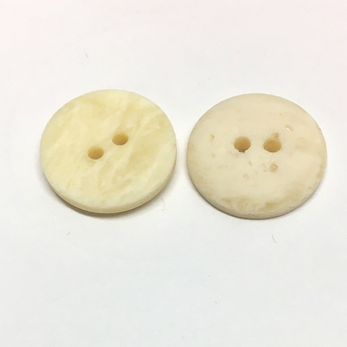 10 Cream Stone Resin Buttons Cream Buttons Round Resin | Etsy