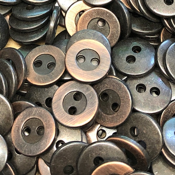 Copper Buttons - Etsy