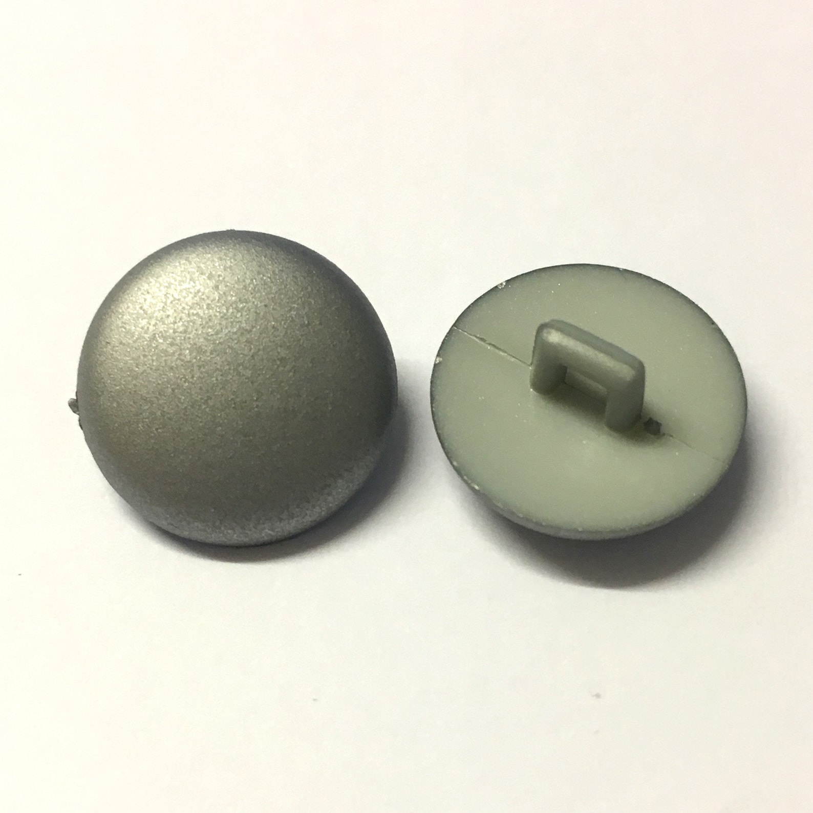 10 16mm Silver Buttons Metallic Silver Buttons Round - Etsy