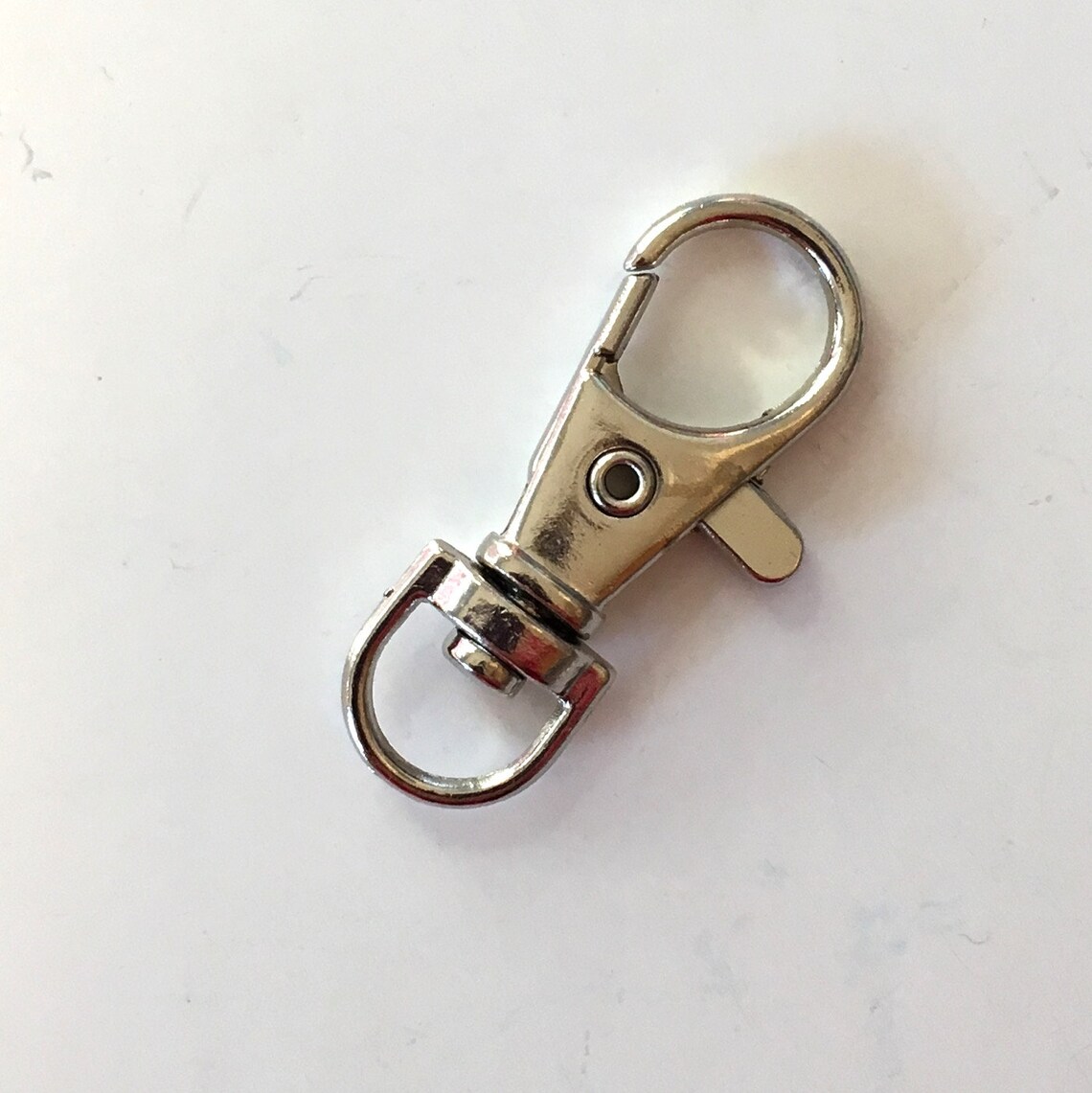 10 Silver Metal Swivel Clips Silver Lobster Clips Silver - Etsy UK