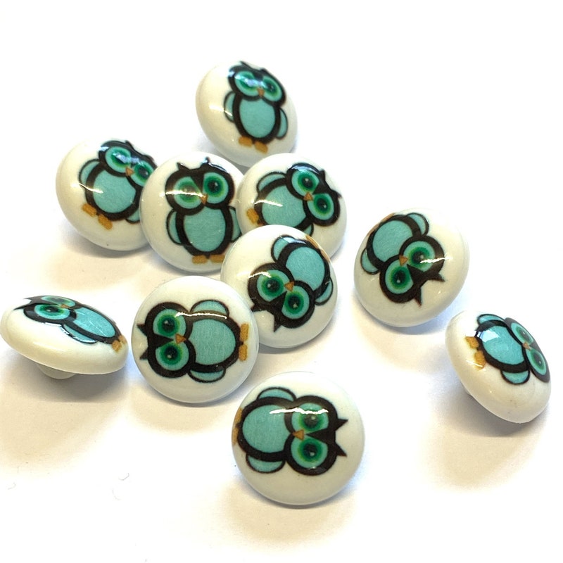 Owl Buttons - Etsy