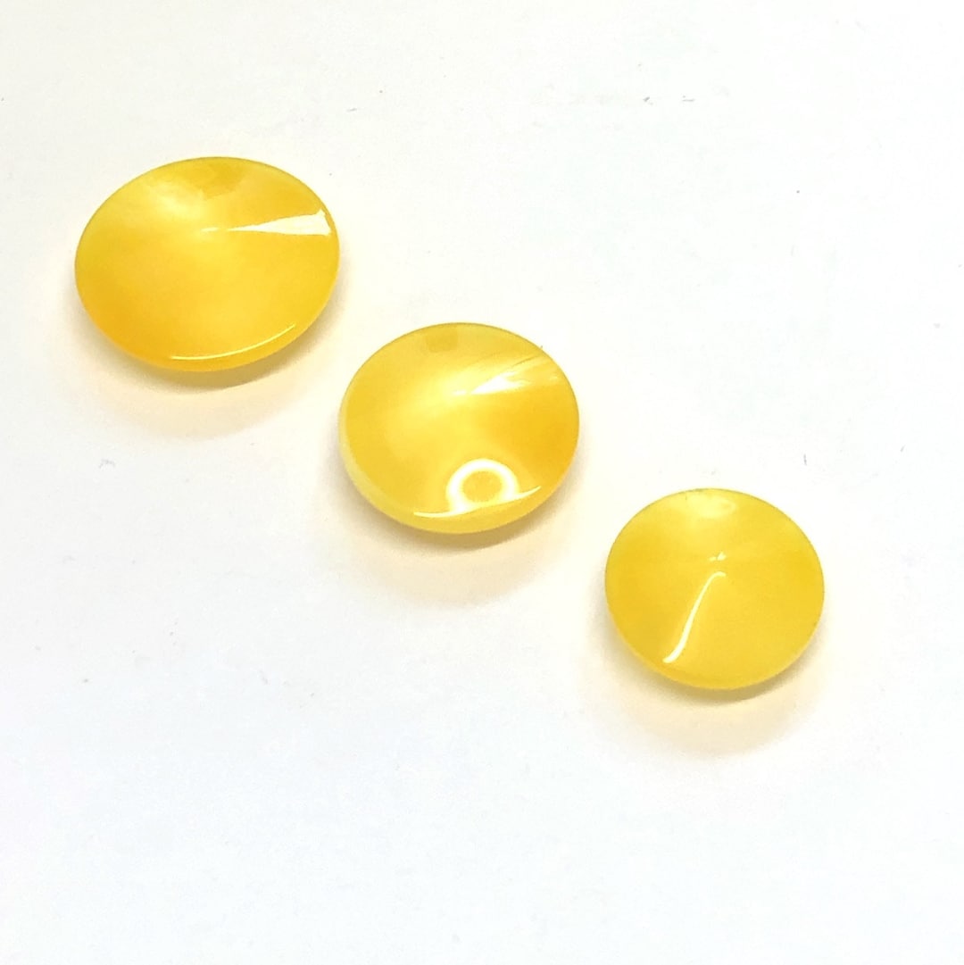 10pcs Yellow Marble Effect Flying Saucer Buttons: Resin Disc Buttons - Etsy